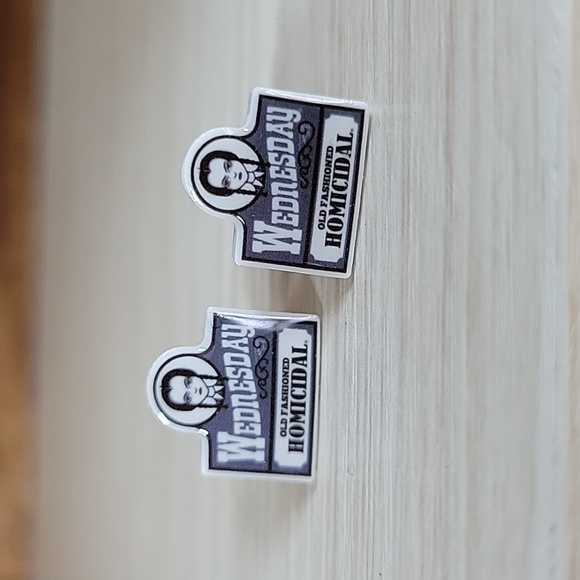 Jewelry | Wednesday Addams Stud Earrings | Poshmark